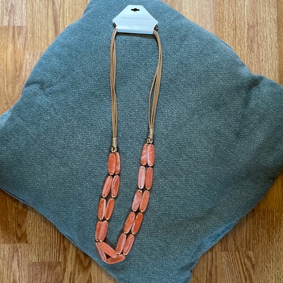 Christopher & Banks | Jewelry | Peach Bellini Necklace | Poshmark